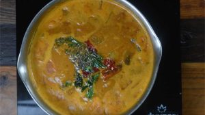 Kadamba Sambar Recipe | No Onion No Garlic Mixed Vegetable Sambar ...