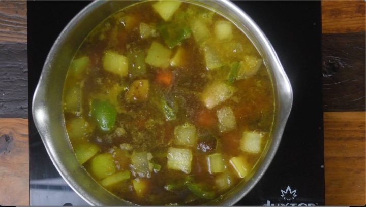 Kadamba Sambar Recipe | No Onion No Garlic Mixed Vegetable Sambar ...