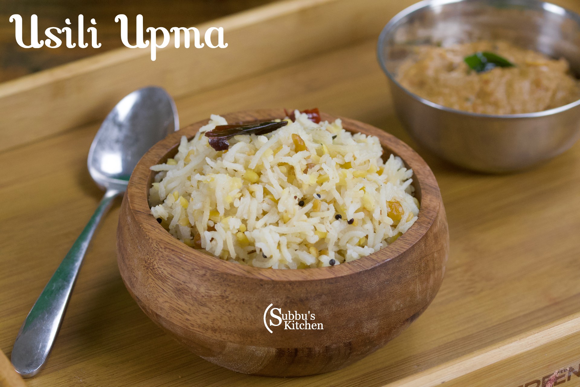 Usili Upma Recipe | Rice with Moong dal Upma - Subbus Kitchen