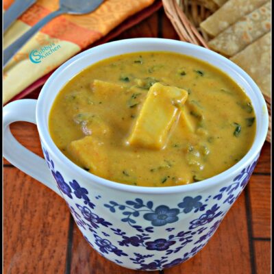 Methi Paneer Recipe | How to make Methi Paneer Gravy - Subbus Kitchen