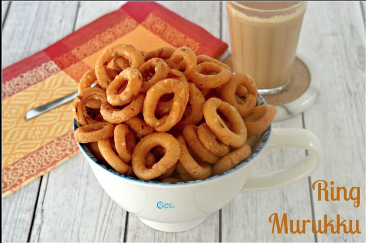 Ring Murukku Recipe | Rice Flour Rings Recipe | Spicy Ring Murukku ...