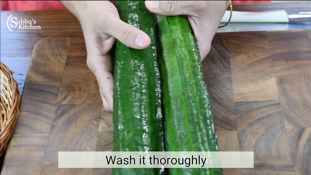 Peerkangai Thol Thogayal Recipe - Subbus Kitchen