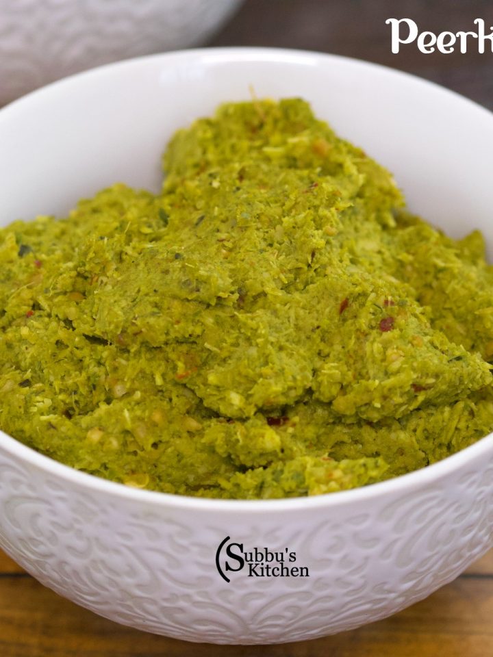 Pirandai Thogayal | Pirandai Thuvayal - Subbus Kitchen