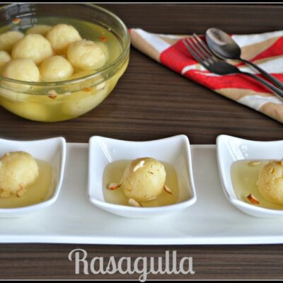Rasgulla Recipe | Bengali Sponge Rasgulla Recipe - Subbus Kitchen