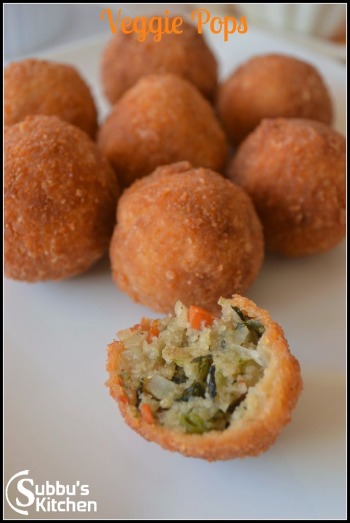Veggie Pops | Crispy Vegetable Dumplings - Subbus Kitchen