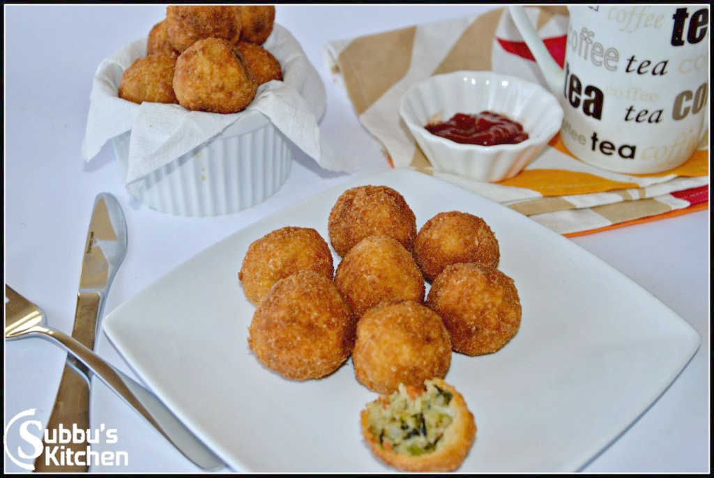 Veggie Pops | Crispy Vegetable Dumplings - Subbus Kitchen