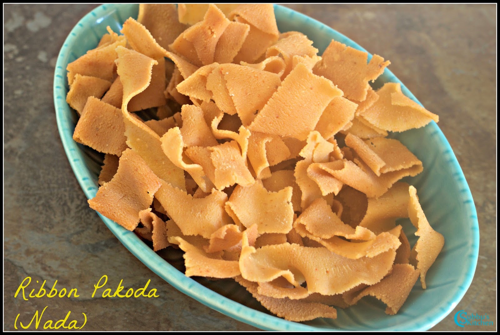 Nada Murukku | Quick and Easy Ribbon Pakoda Murukku Recipe - Subbus Kitchen