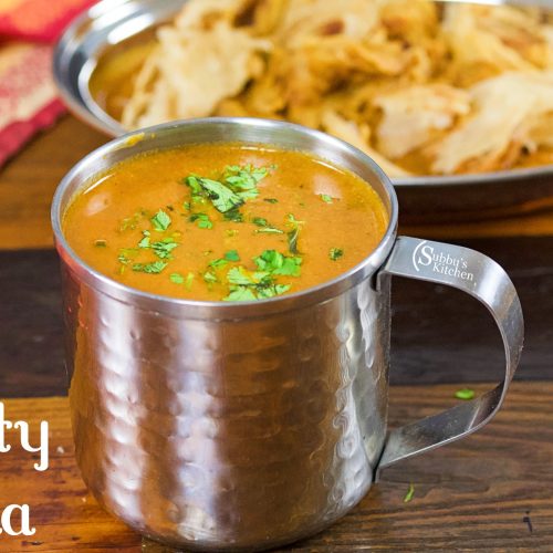 Empty Salna | Plain Salna | Parotta Salna Recipe - Subbus Kitchen