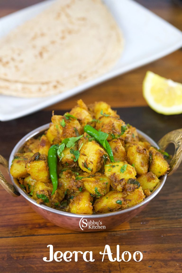 Jeera Aloo Recipe | Aloo Jeera Recipe - Subbus Kitchen