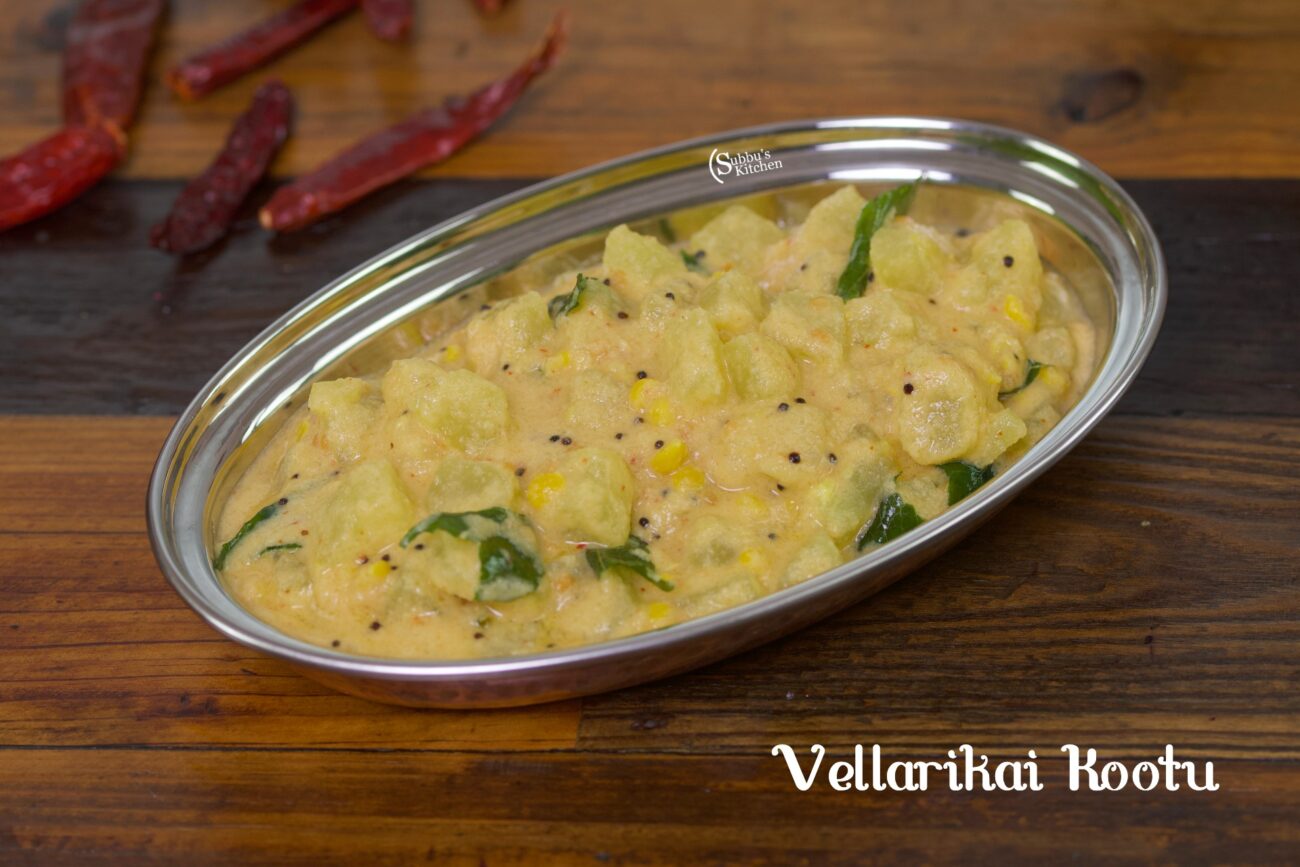 Cucumber Kootu | Vellerikka Kootu - Subbus Kitchen