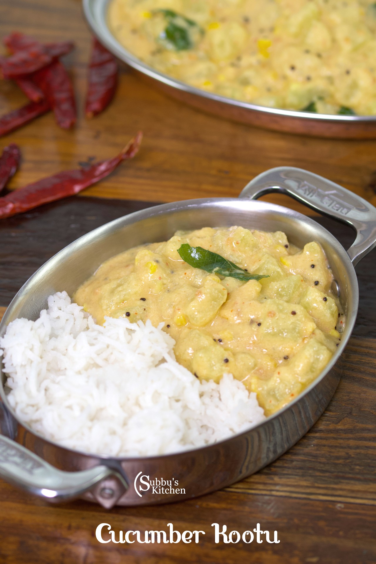 Cucumber Kootu | Vellerikka Kootu - Subbus Kitchen