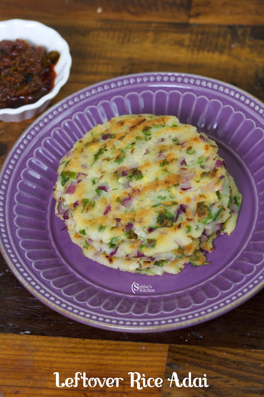 Leftover Rice Adai | Adai with Leftover Rice | Crispy Rice Patties ...