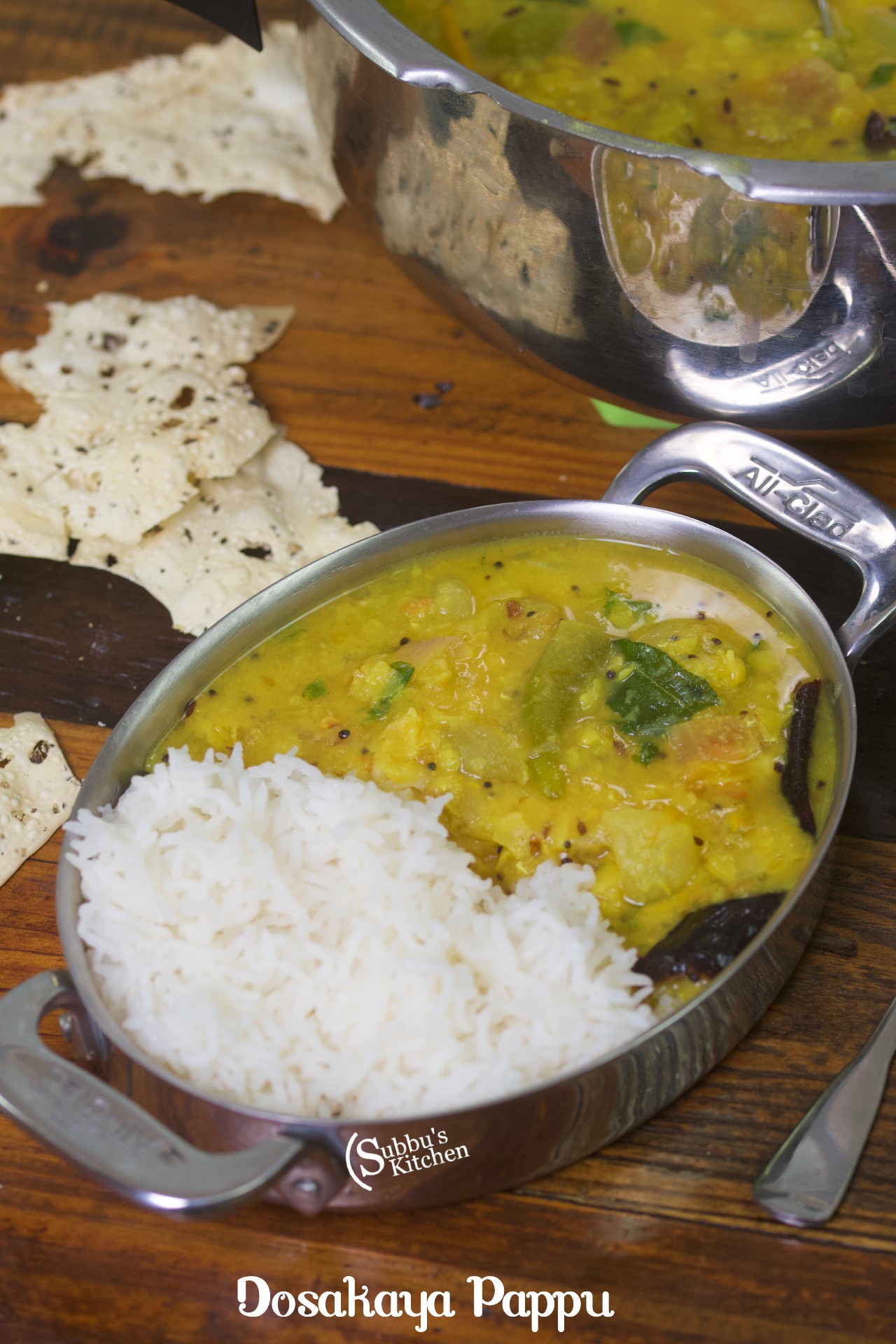 Dosakaya Pappu Recipe | Yellow Cucumber Dal Recipe - Subbus Kitchen