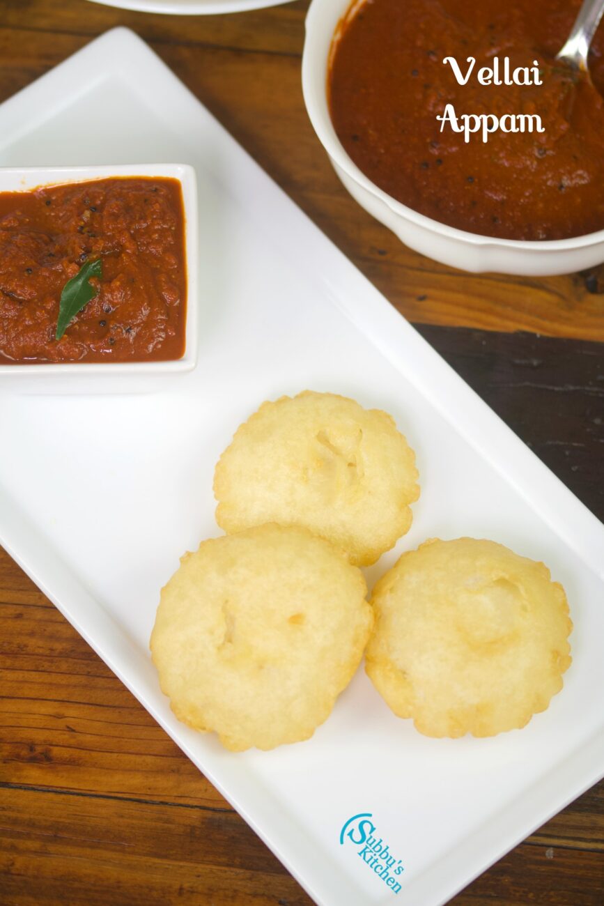 Chettinad Vellai Appam | Vellai Paniyaram Recipe - Subbus Kitchen