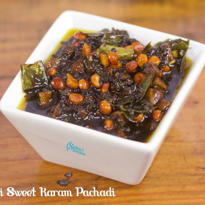 Pavakkai Sweet & Spicy Pachadi | Bitter Gourd Pachadi - Subbus Kitchen