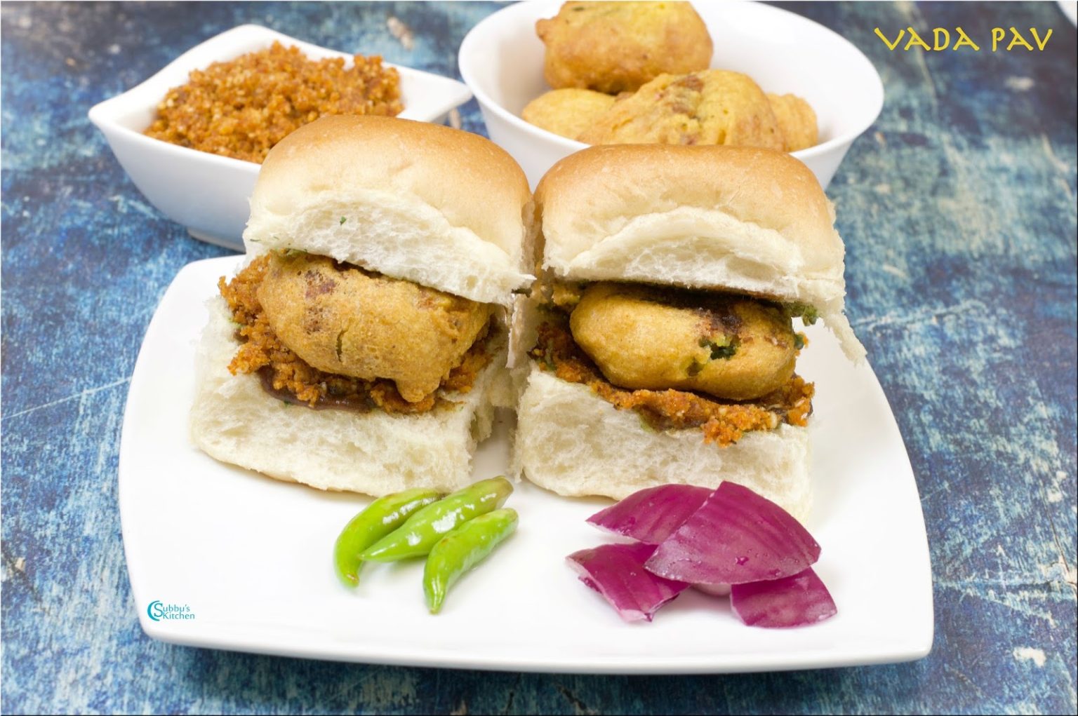 Vada Pav | How to make Vada Pav - Subbus Kitchen