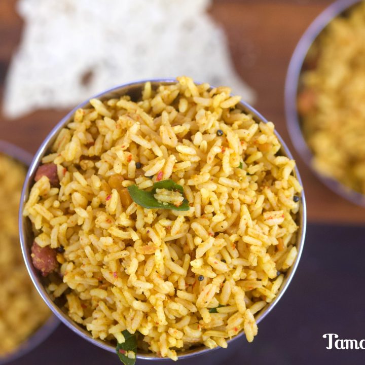 Pacha Puli Sadam | Raw Tamarind Rice | Instant Puli Sadam - Subbus Kitchen