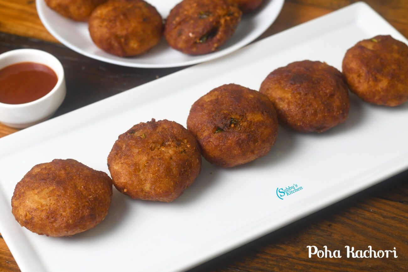 Poha Kachori Recipe - Subbus Kitchen