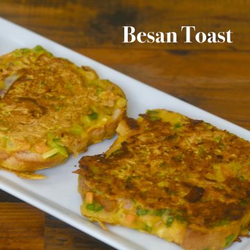Bread Besan Toast | Besan Toast Recipe - Subbus Kitchen