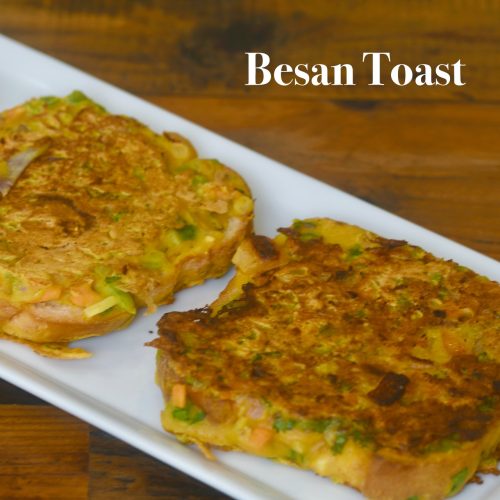 Bread Besan Toast | Besan Toast Recipe - Subbus Kitchen