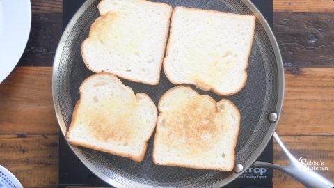 Bread Besan Toast | Besan Toast Recipe - Subbus Kitchen