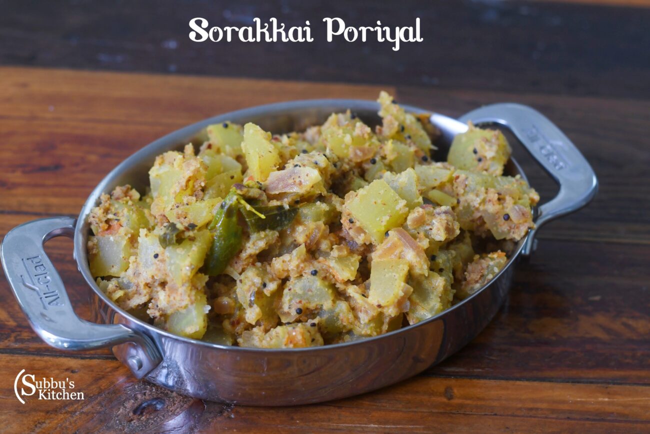 Bottle Gourd Peanut Curry | Sorakkai Verkadalai Masala - Subbus Kitchen