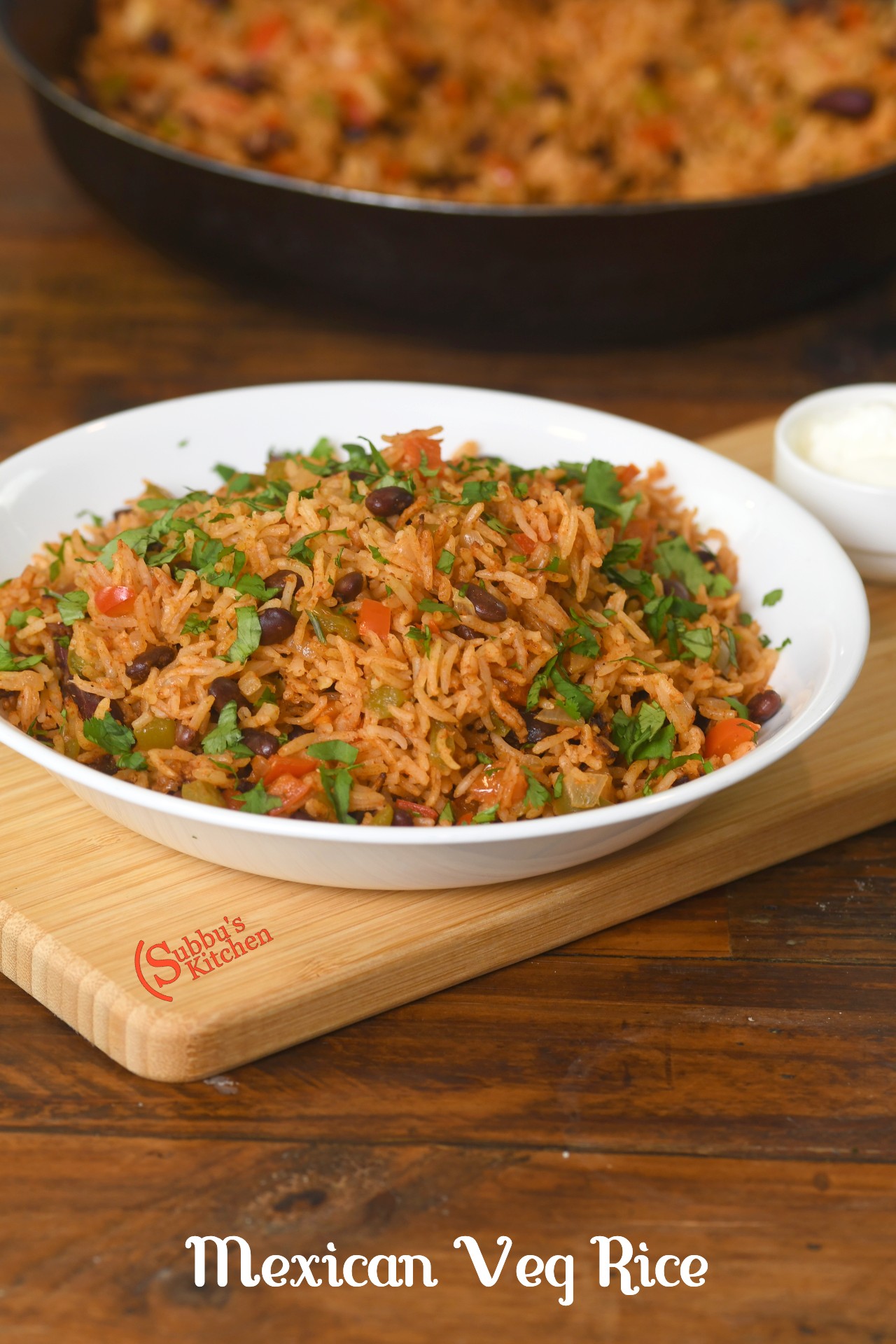 Mexican style Vegetable Rice - Subbus Kitchen