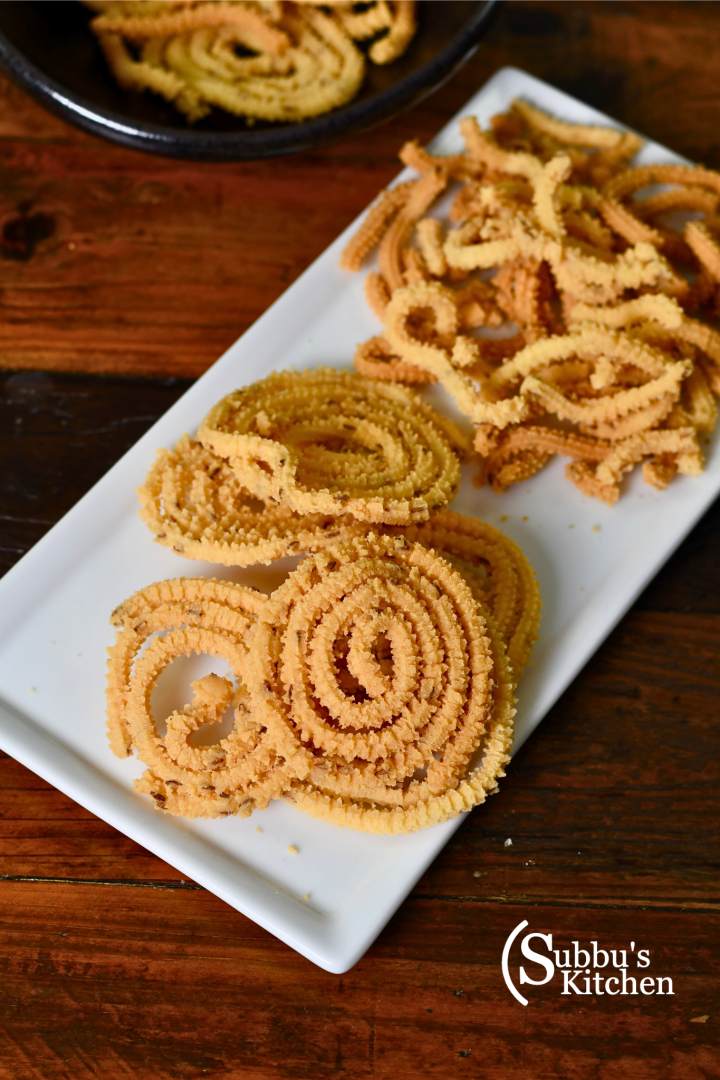 Mullu Murukku | Instant Chakli | Rice Flour Murukku - Subbus Kitchen
