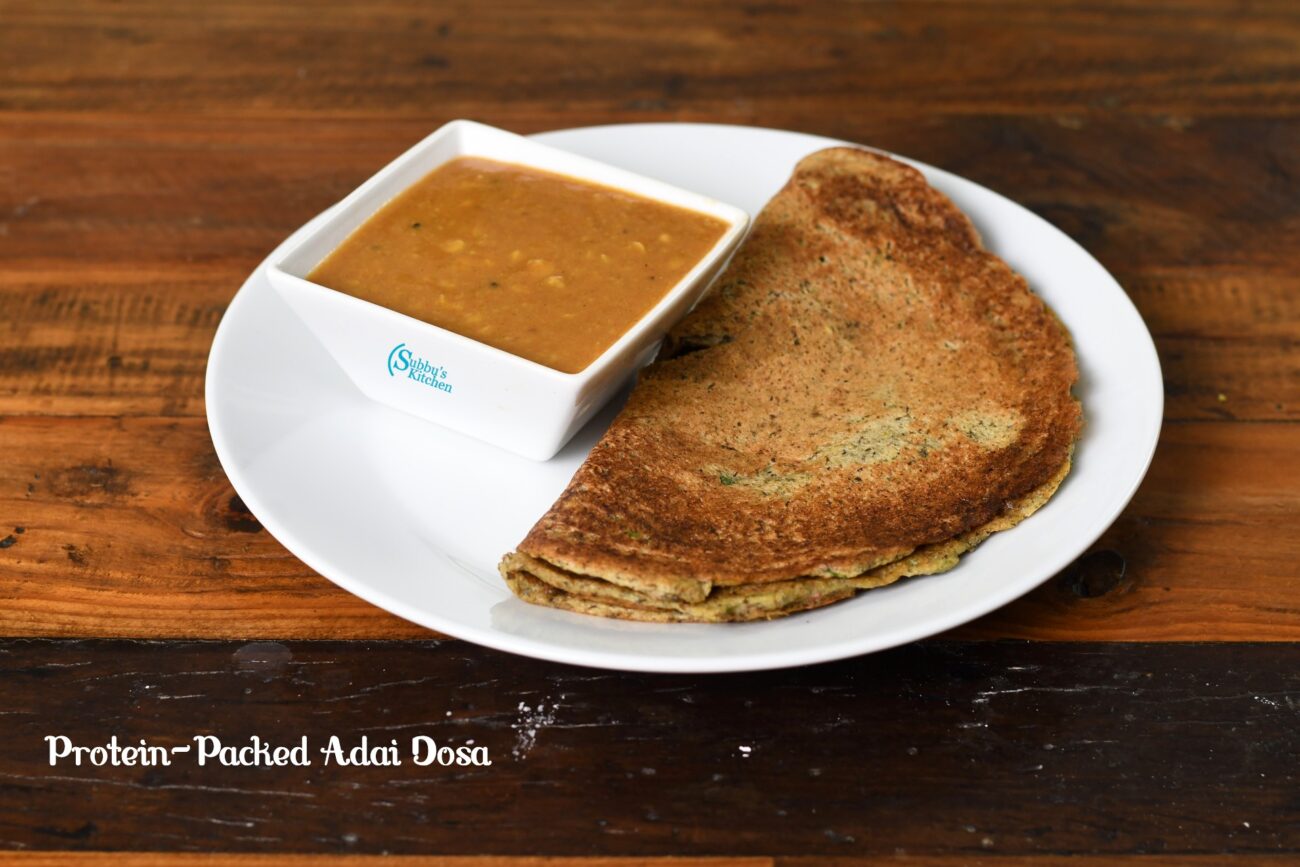 Protein-Packed Adai Dosa: A Healthy Twist Without Rice - Subbus Kitchen