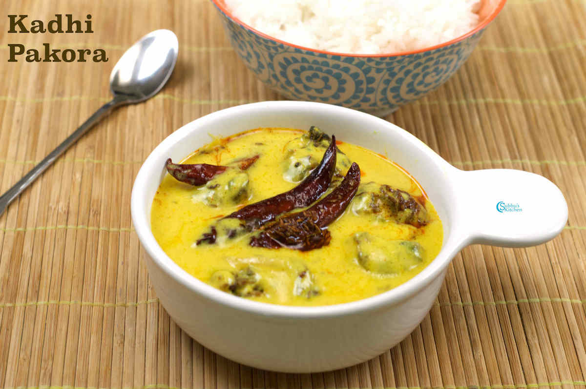 Kadhi Pakora | Besan Ki Kadhi - Subbus Kitchen