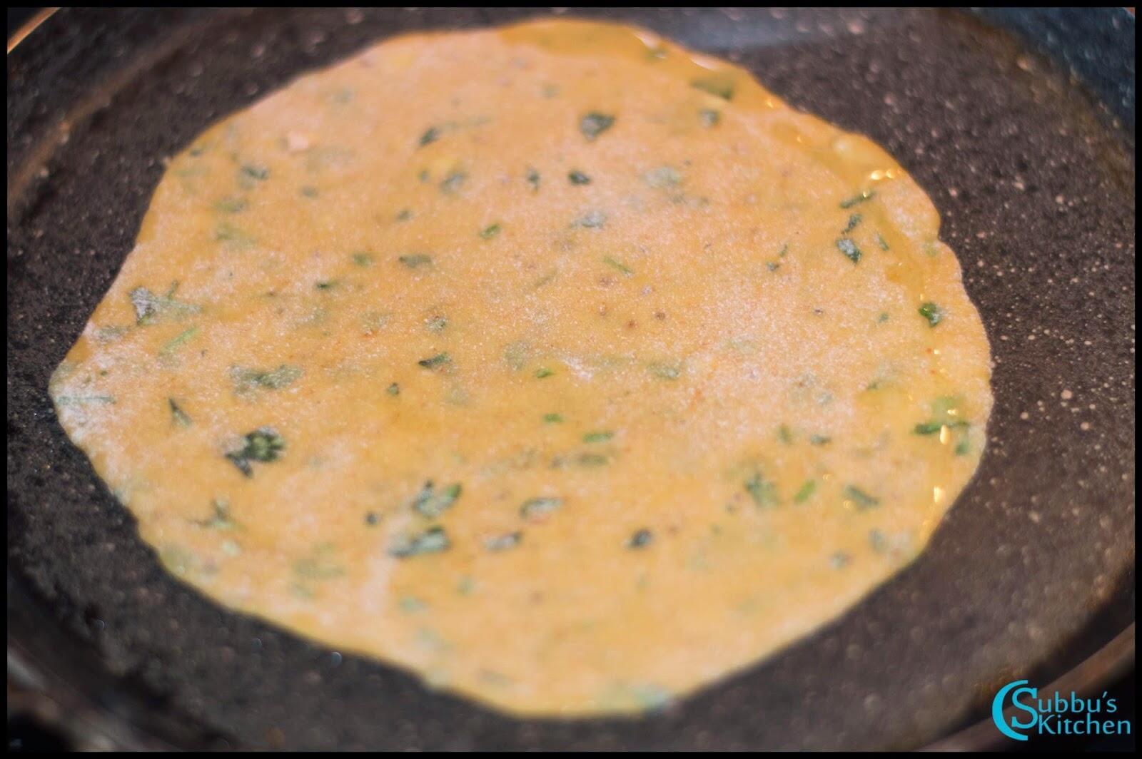 Missi Roti Recipe | Rajasthani Style Missi Roti Recipe - Subbus Kitchen