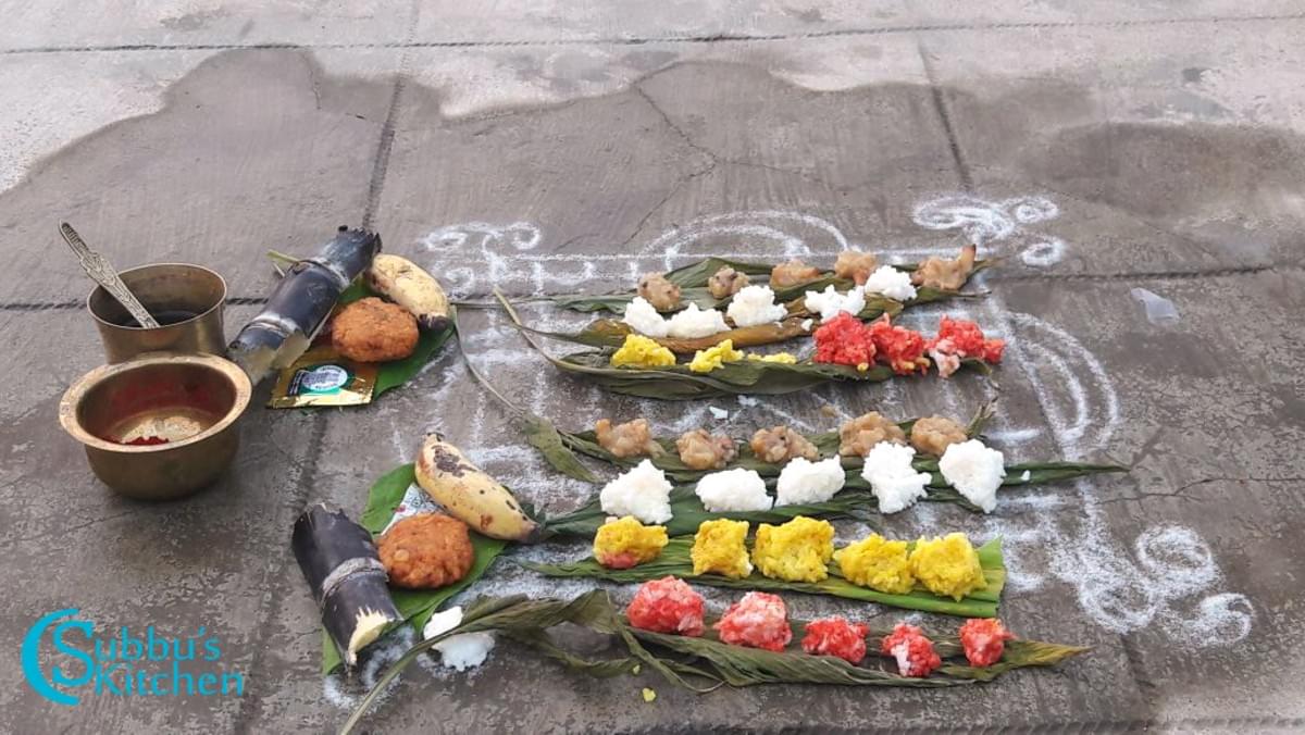 Kanu Pandigai (Kanu Pongal) Recipes - Subbus Kitchen